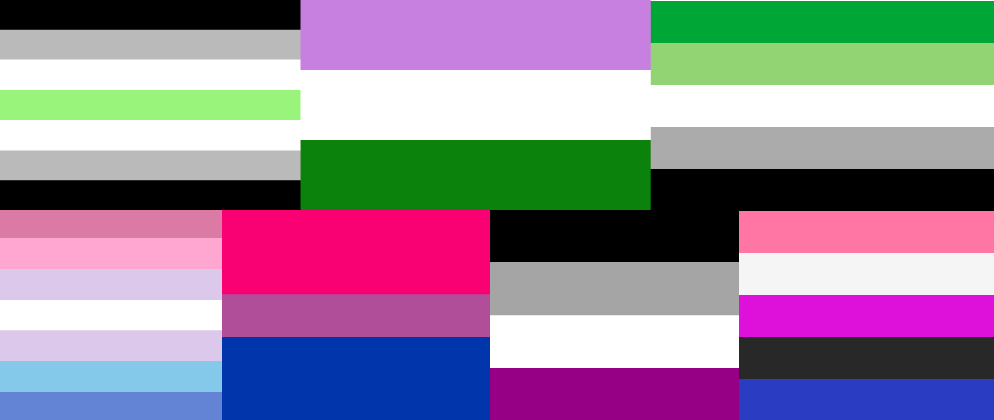 Faces and Flags - Wolfberry Studio's Queer Lore Project